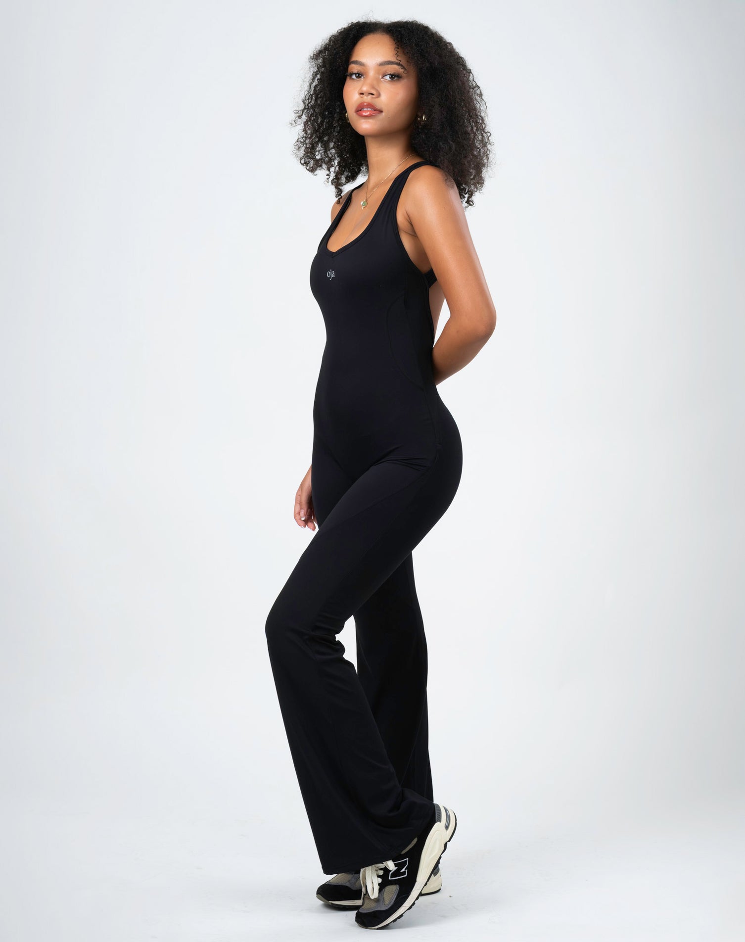 BEFREE Flared Jumpsuit - Black – OJA Wear