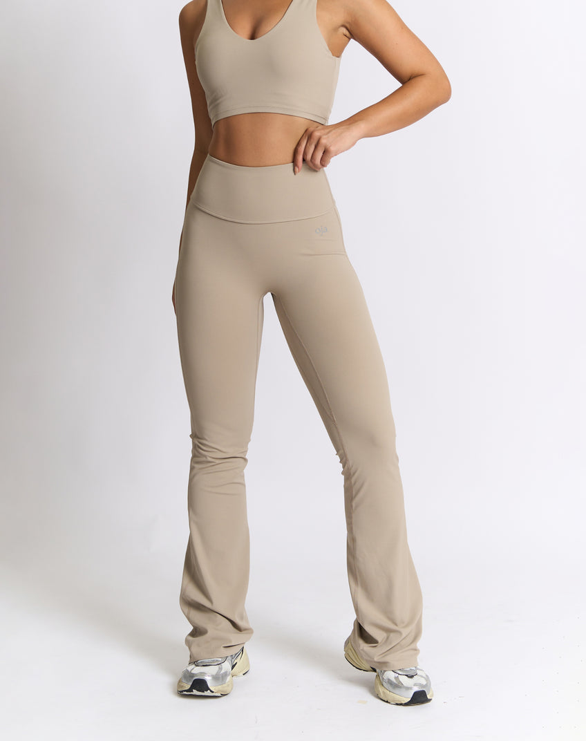 BEFREE Flared Leggings - Almond – OJA Wear